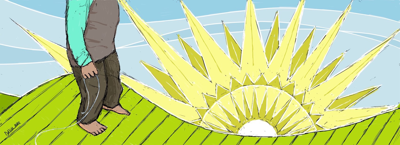 Walking on Sunshine – Michael Del Valle Art